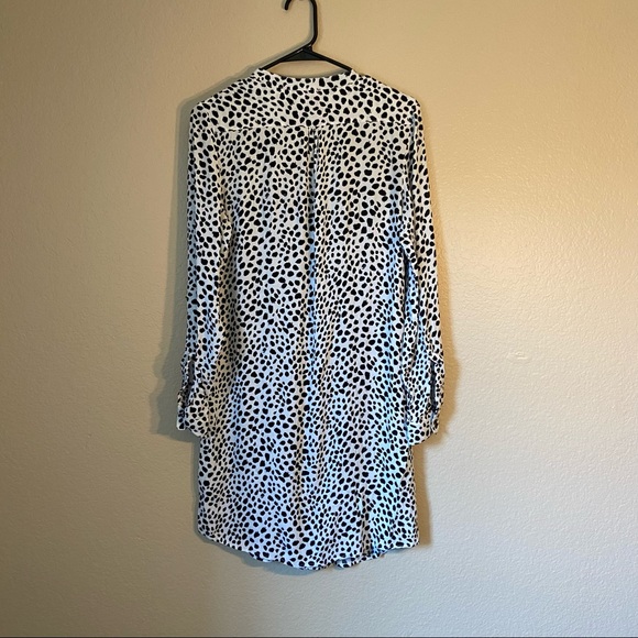 atmos & here | Dresses | Atmos And Here Black And White Spotted Shirt ...